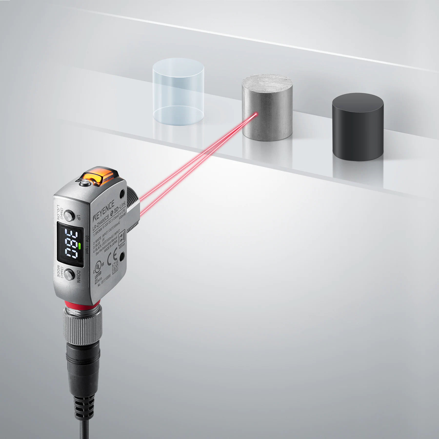 Self-contained CMOS Laser Sensor - LR-Z series | KEYENCE America - 金宝搏 ...